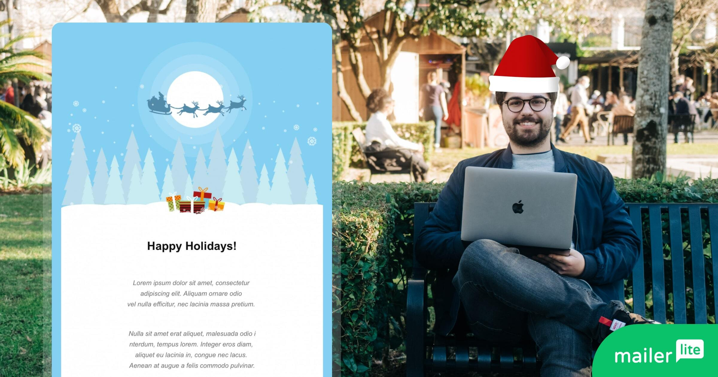 24 Christmas Email Examples + Holiday Campaign Guide - MailerLite
