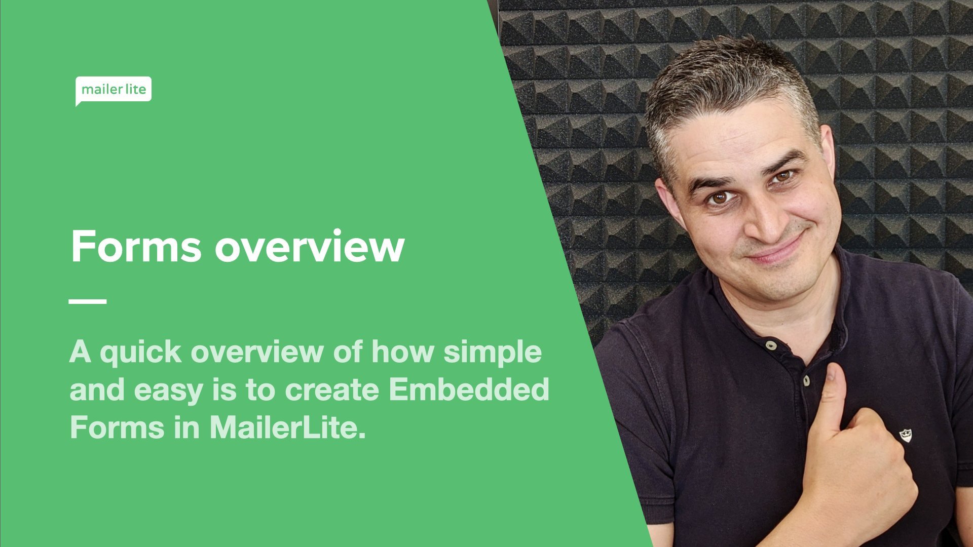 Create different types of forms in MailerLite - Video Tutorial - MailerLite