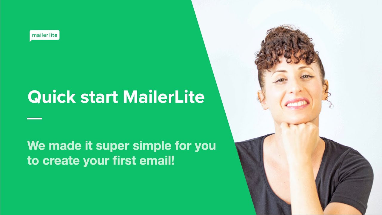 Cómo crear y enviar tu newsletter - video - MailerLite