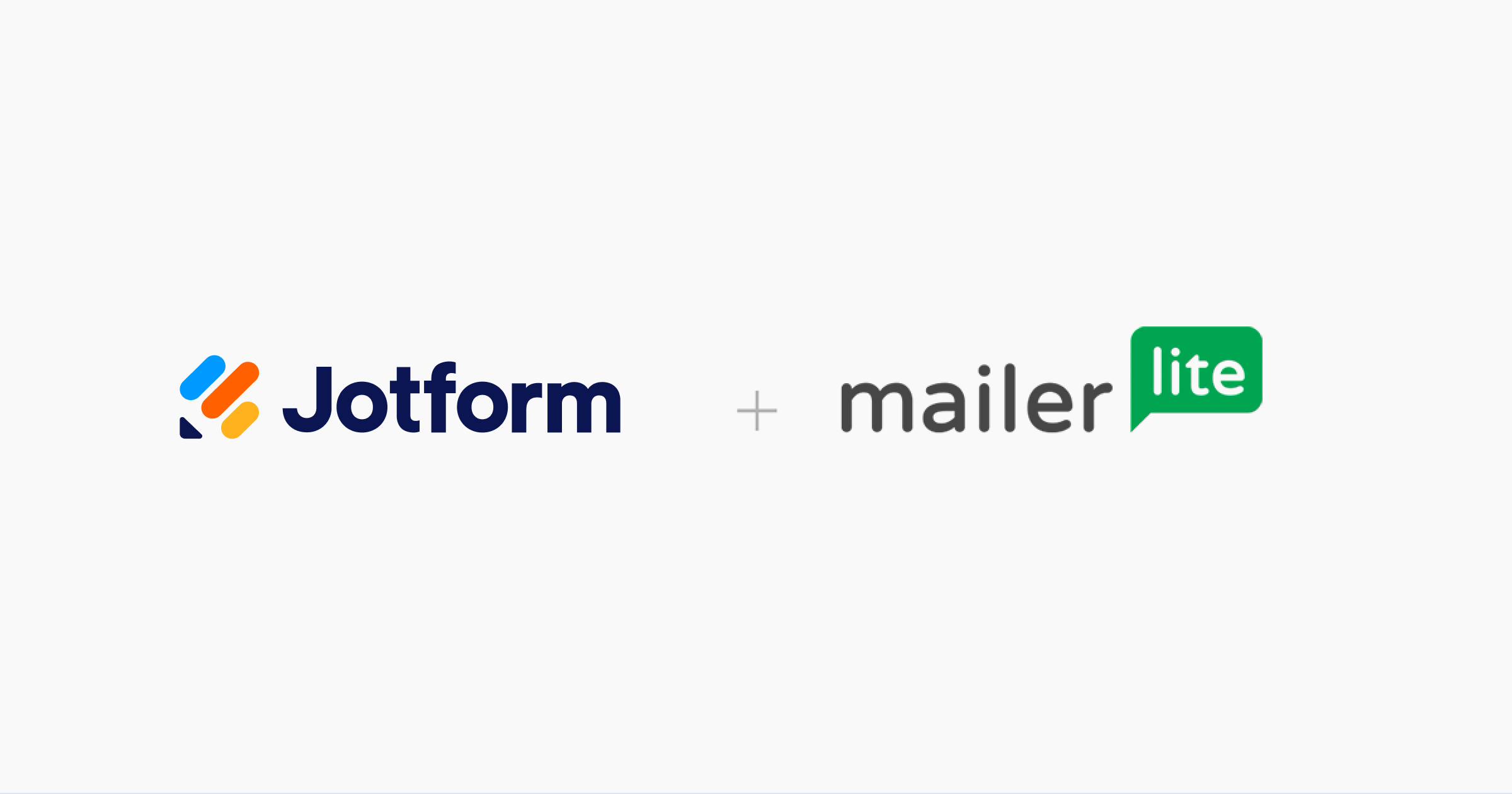 Jotform integration with email marketing platform MailerLite