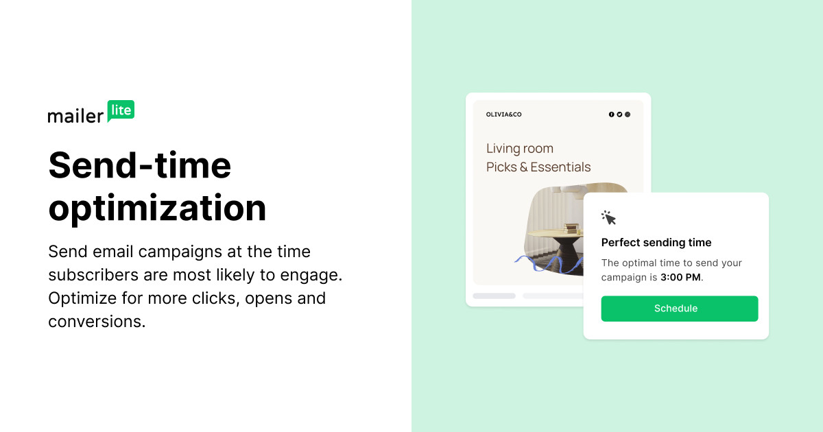 Send-time optimization - MailerLite