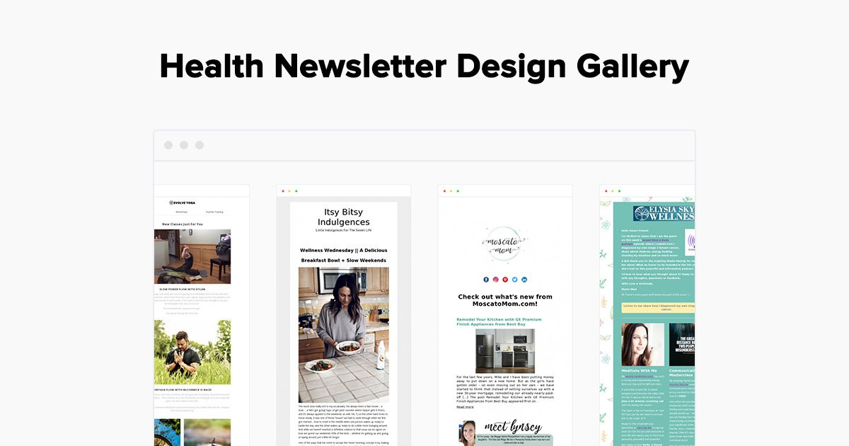 Health Email Newsletter Examples - Gallery