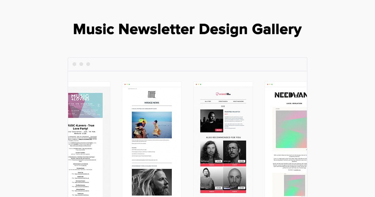 Music Newsletter Examples - Design Gallery