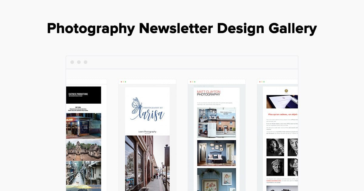 Photography Newsletter Examples - Design Gallery