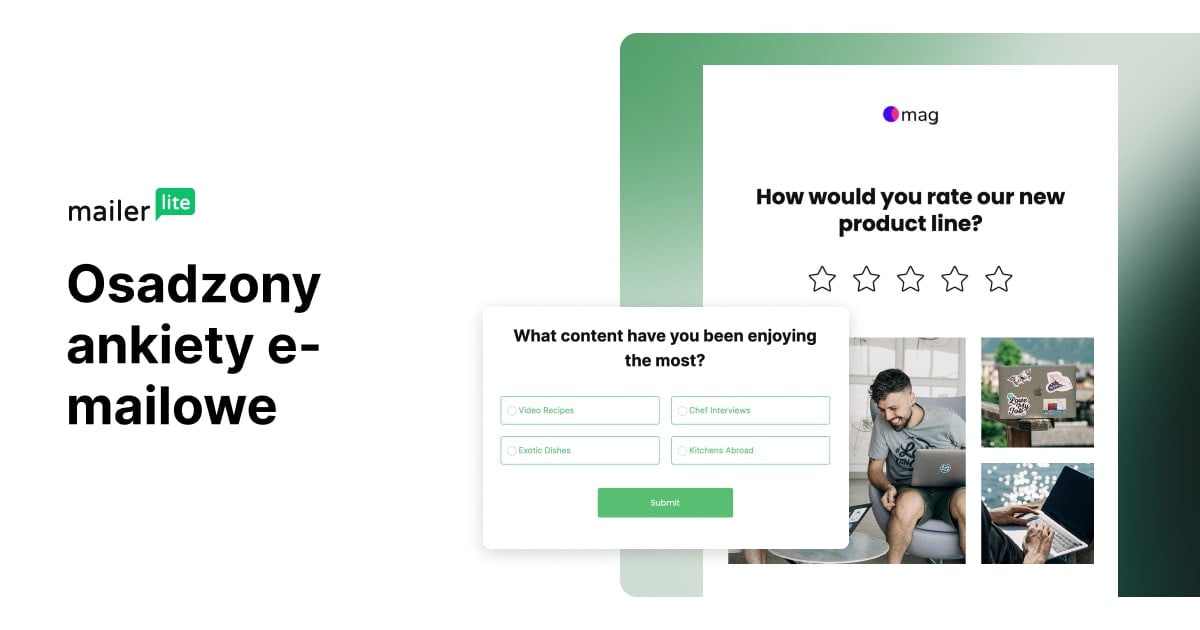 Ankiety w wiadomościach e-mail - MailerLite