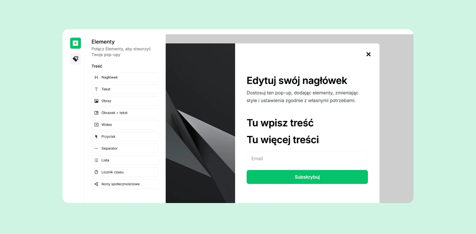 Wypróbuj nowy kreator pop-upów! Zaawansowana personalizacja i nowe ...