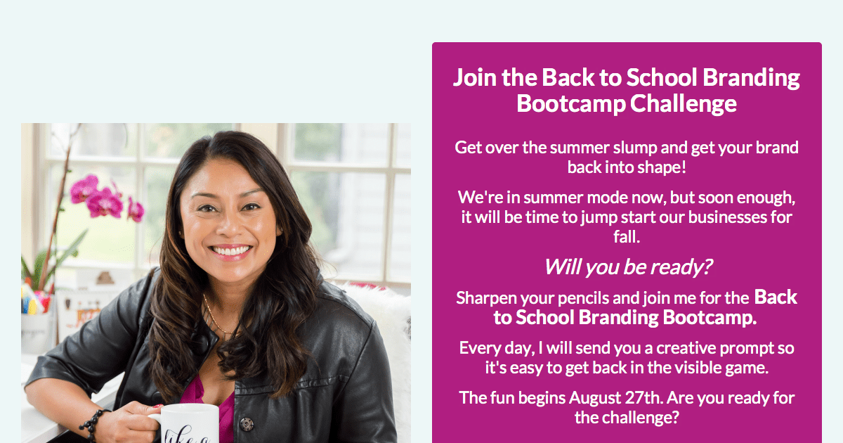 MikiFoto back to school photography landing page