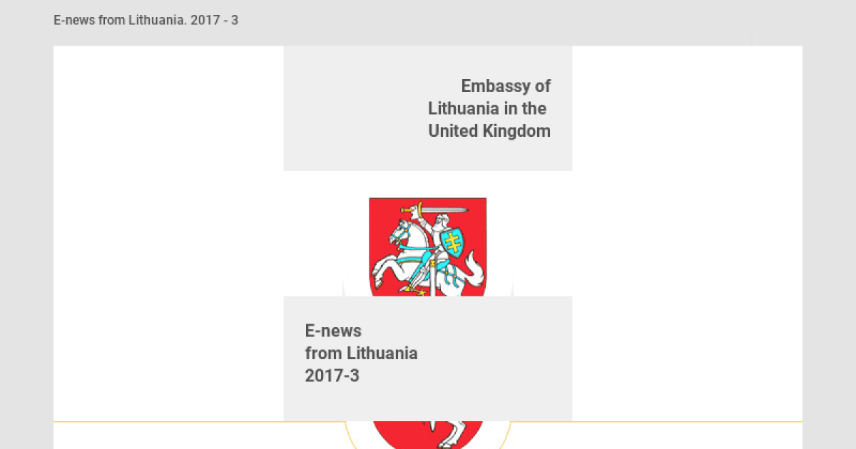Embassy of Lithuania custom template