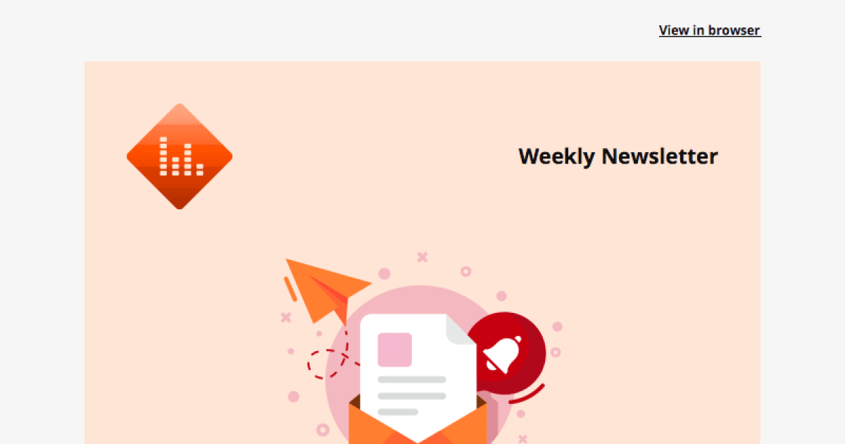 Ejemplo del newsletter de Noticias & Novedades creado con una plantilla ...
