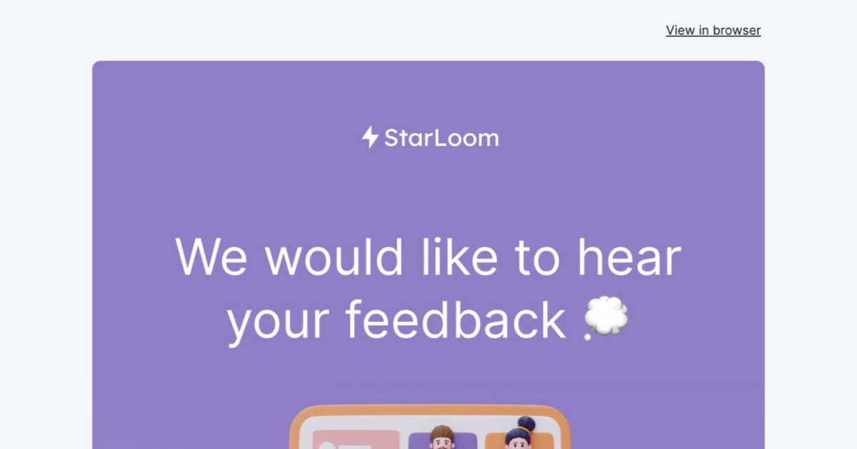 Post Event Survey Email Template
