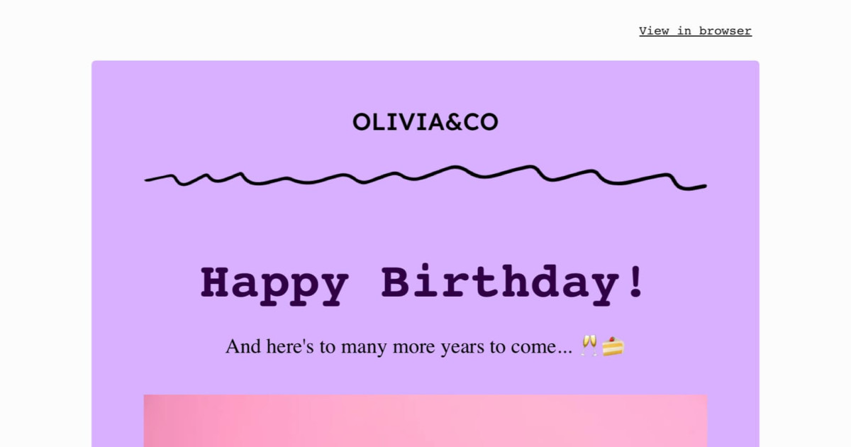 Birthday Newsletter Template