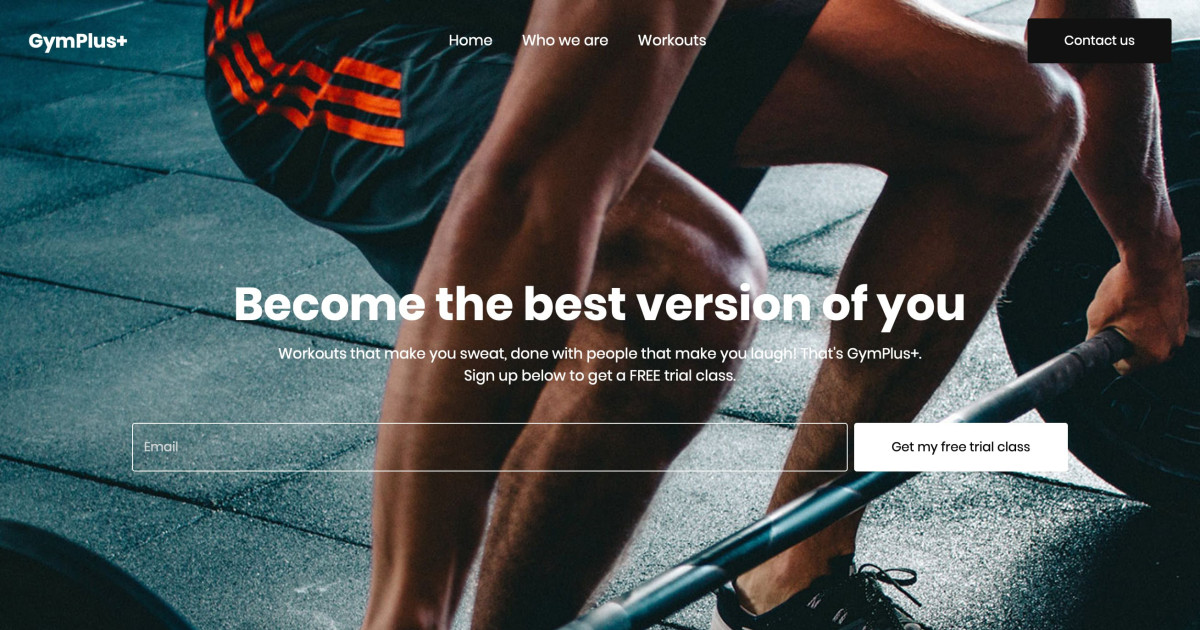 Gym Website Template